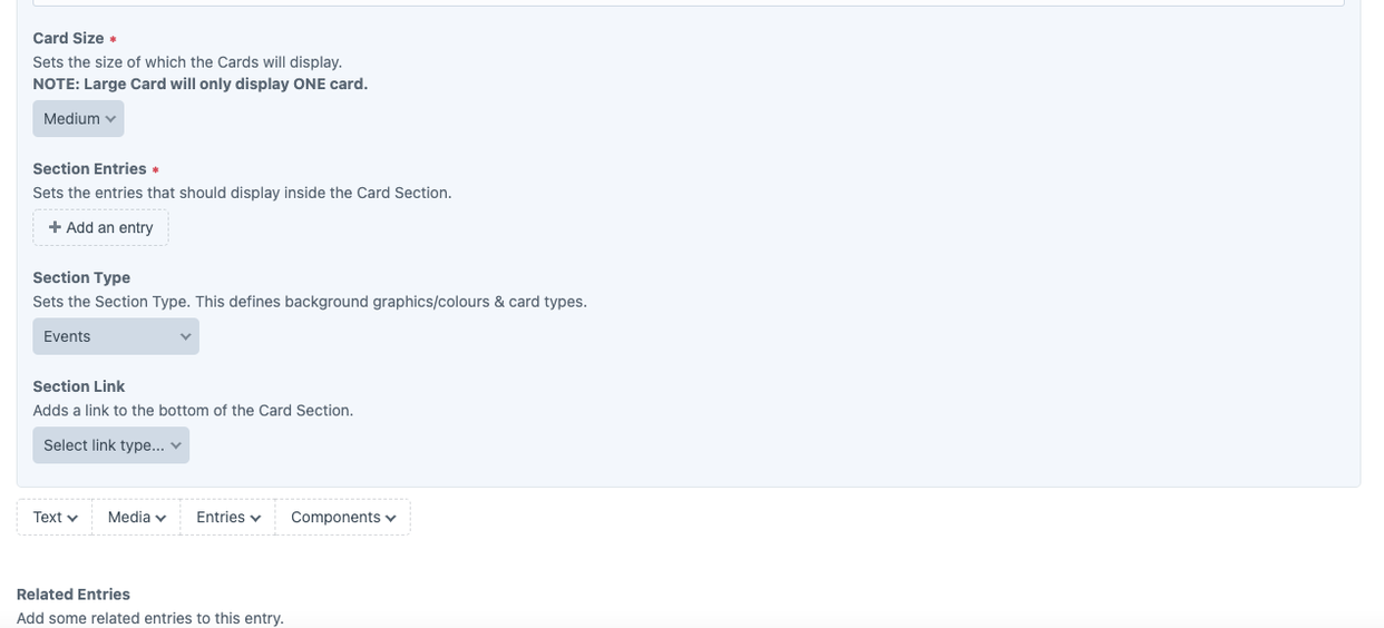 Add multiple entries – DestinationCore